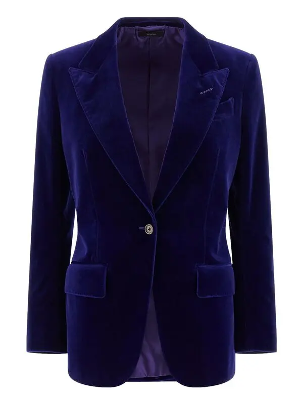 TOM FORD Tailored Jacket - Blue