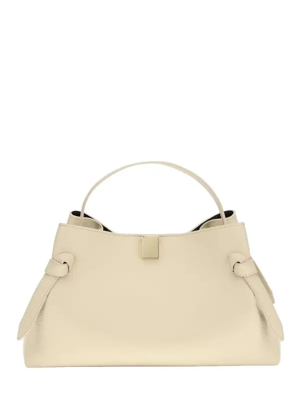 Yuzefi Top Handle Handbag - Cream