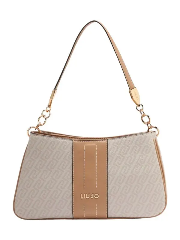 Liu Jo Monogram Shoulder Bag - Beige