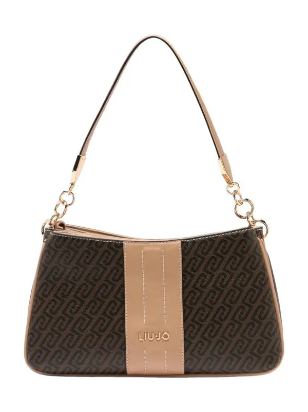 Liu Jo Monogram Shoulder Bag - Brown