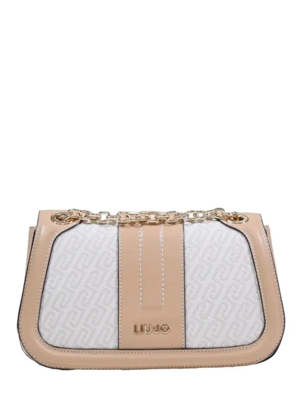 Liu Jo Chain Strap Crossbody Bag - Cream