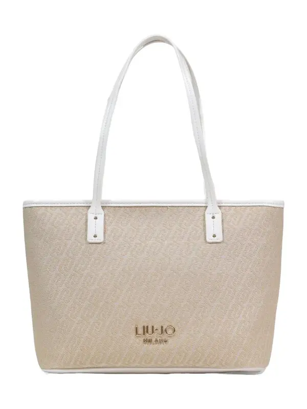 Liu Jo Monogram Tote Bag - Beige