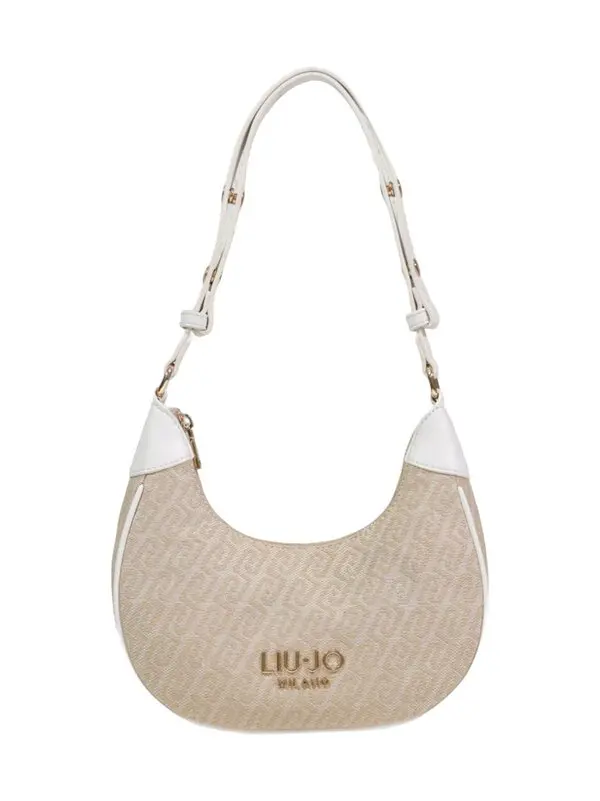 Liu Jo Monogram Shoulder Bag - Beige