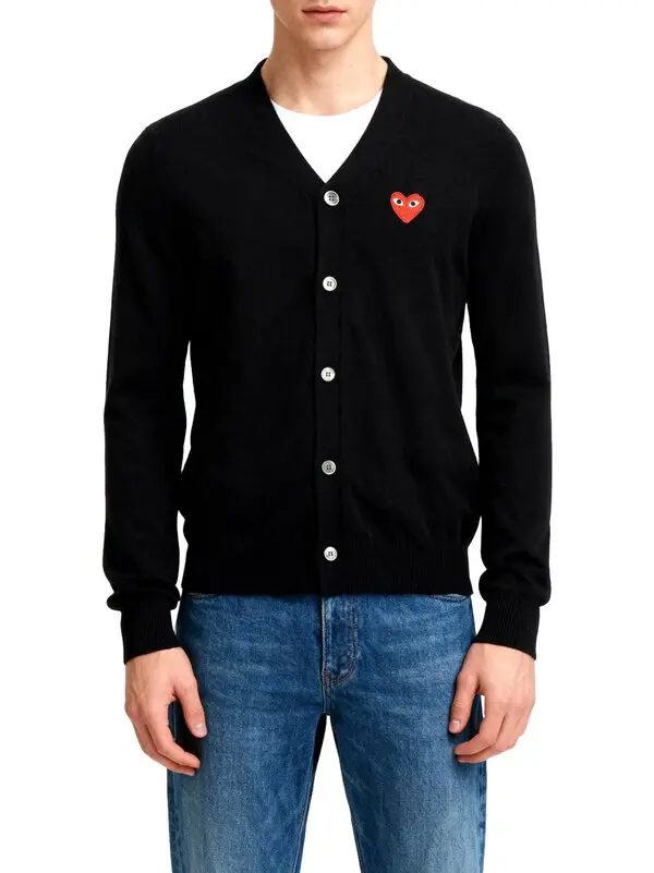 Play Comme Des Garcon Sweater - Black