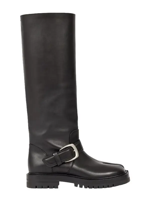 MAISON MARGIELA Tabi County Knee Boot - Black