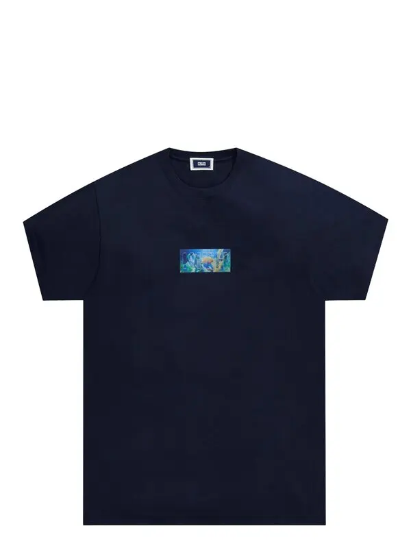 Kith Fish Tank Box Logo Tee - Blue