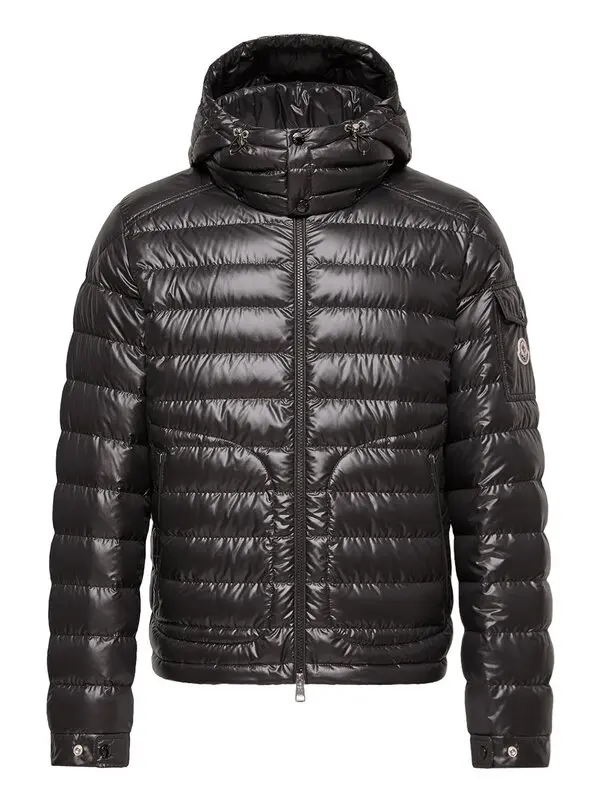 Moncler Lauros Hooded Down Jacket - Black