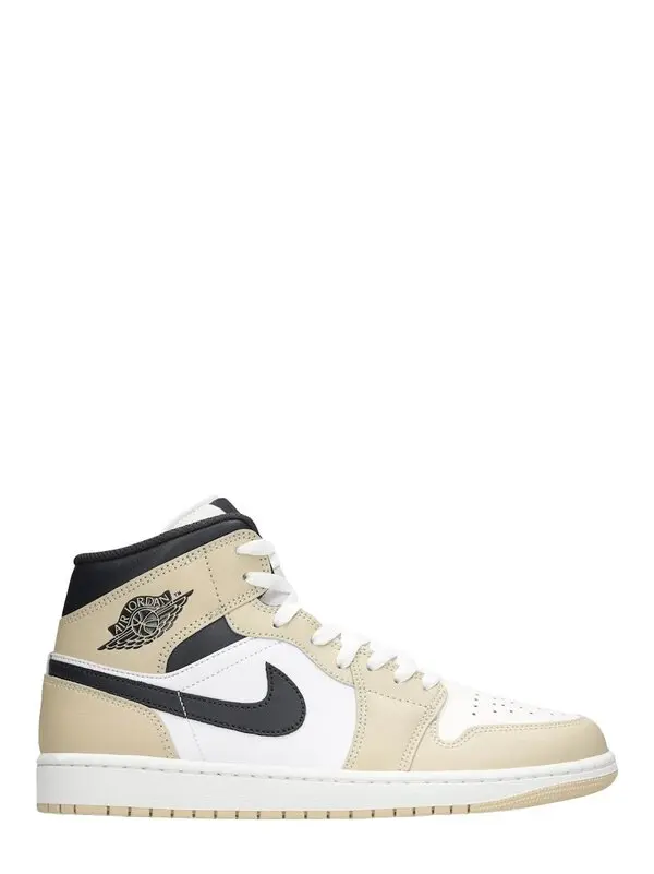 JORDAN 1 Mid - Summit White/off Noir/rattan
