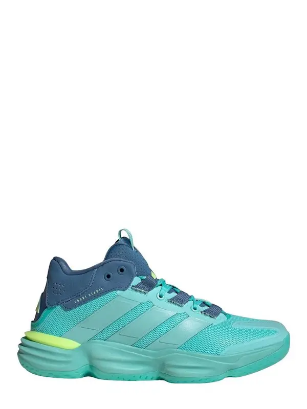 Adidas Court Stabil Indoor Sneakers - Flash Aqua/dusky Blue Ink