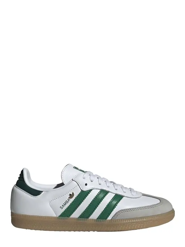 Adidas Samba Og Sneakers - Cloud White/bold Green/collegiate Green
