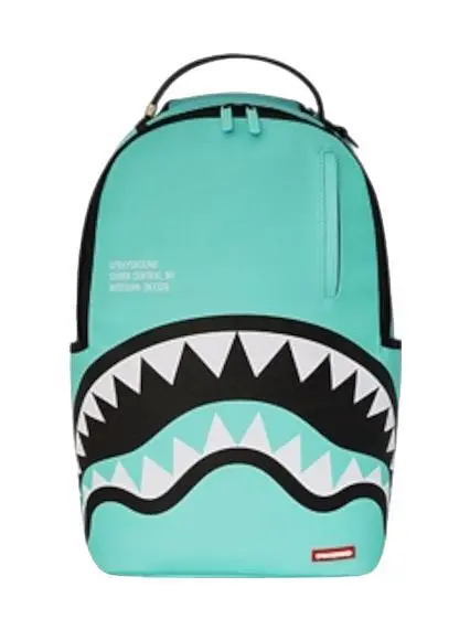 SPRAYGROUND Shark Central Aqua Dlxsv Backpack - Blue