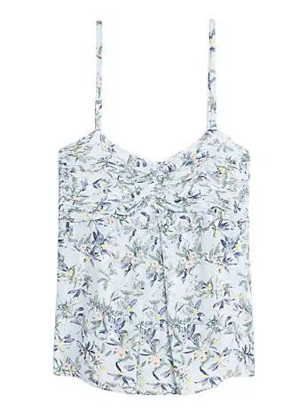 Zadig&Voltaire Floral-print Woven Cami Top - Cloud