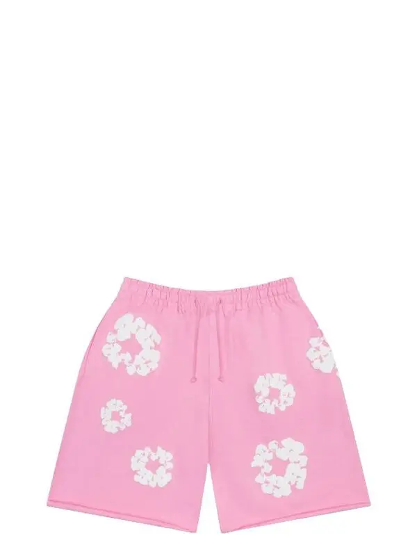 DENIM TEARS Cotton Wreath Sweatshorts - Pink
