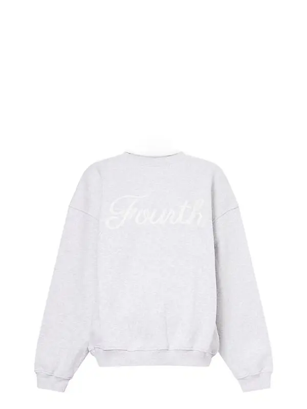 4TH & RECKLESS Oversized Cotton Sweatshirt - Grey