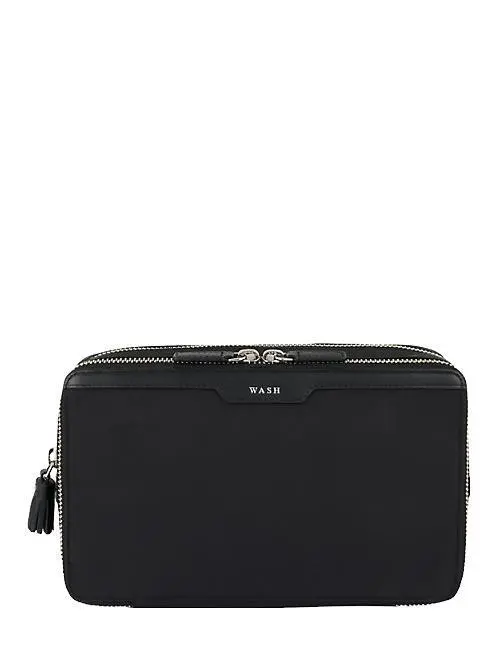 ANYA HINDMARCH Woven 'wash' Pouch - Black