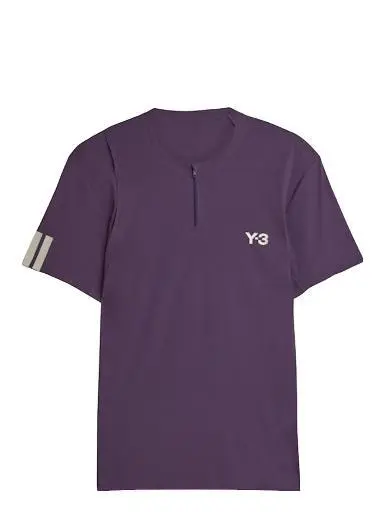 Adidas Y-3 Pro Freelift Zip T-shirt - Aurora Plum