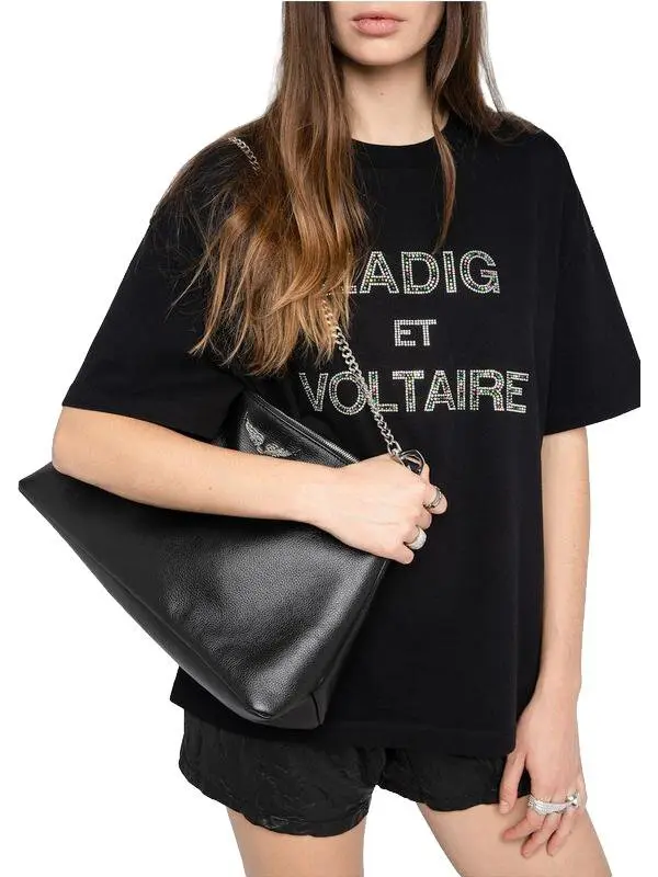 Zadig&Voltaire Tedda Rhinestone T-shirt - Black