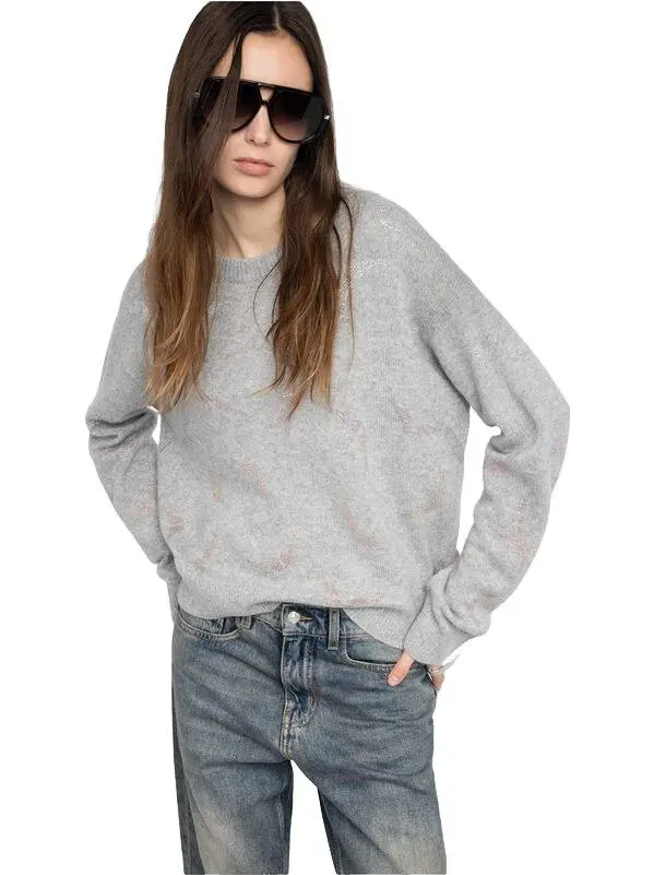 Zadig&Voltaire Markuz Cashmere Sweater - Natural