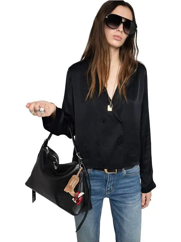 Zadig&Voltaire Tussi Satin Blouse - Black