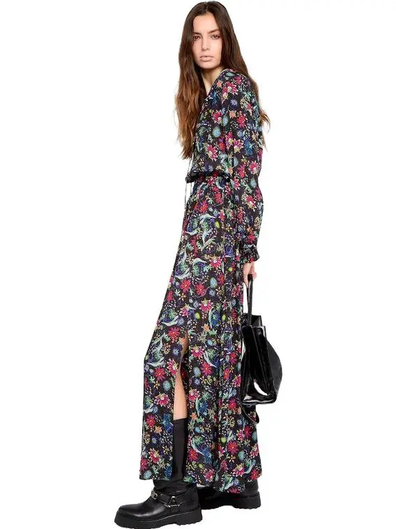 Zadig&Voltaire Printed Maxi Dress - Natural