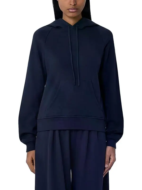 THE ROW Hooded Sweatshirt With Kangaroo Pocket - Blue