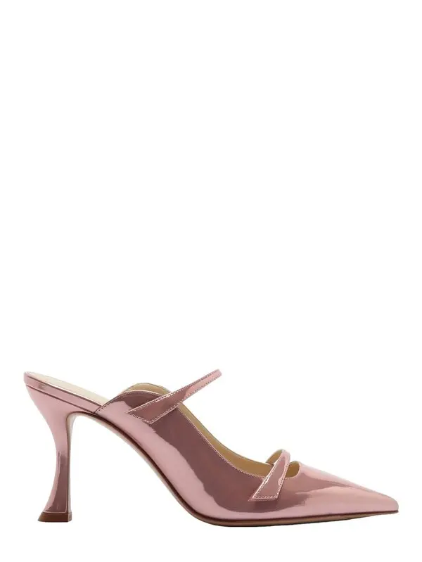 ALEXANDRE BIRMAN Tita 85mm Leather Mules - Pink