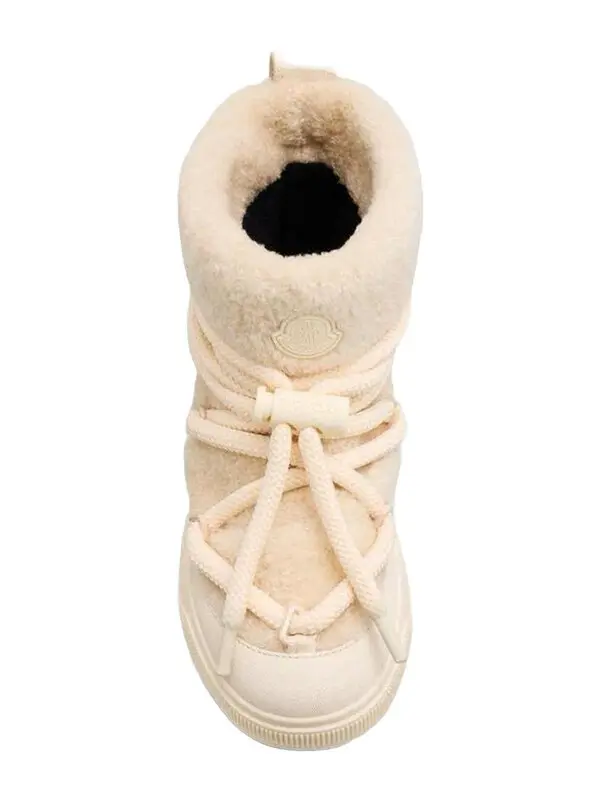 Moncler Altive Mid Teddy Snow Boots - Tapioca
