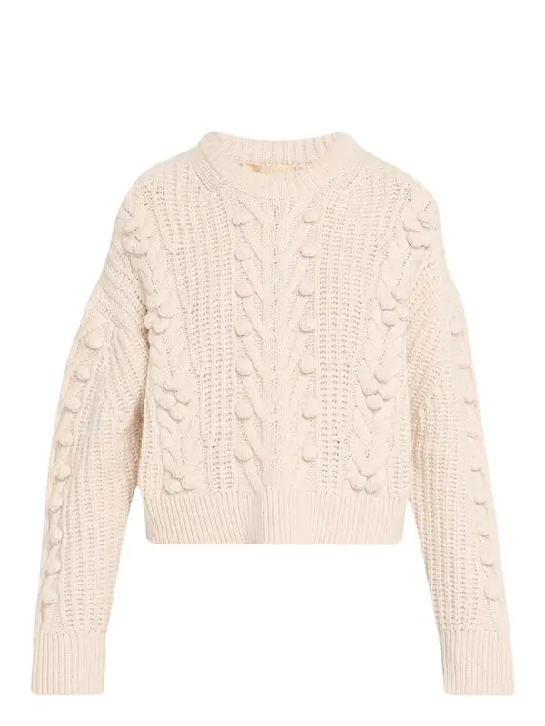 Ulla Johnson Indra Cable-knit Sweater - Alabaster