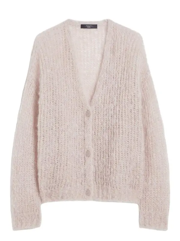 Max Mara Mohair Blend Cardigan - Sand