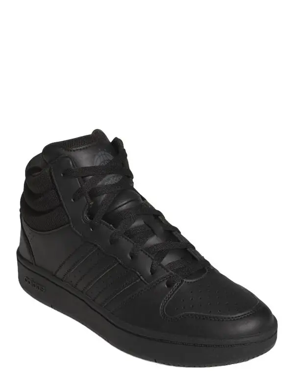 Adidas Hoops Mid Classic Sneakers - Core Black / Core Black / Carbon