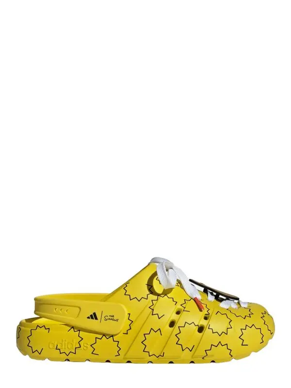 Adidas The Simpsons Adilette Clog - Yellow / Core Black / Yellow