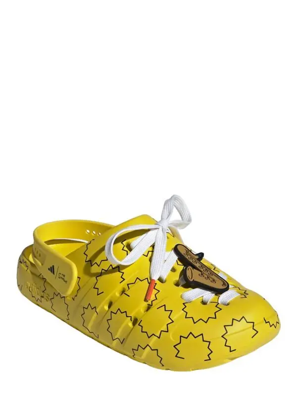 Adidas The Simpsons Adilette Clog - Yellow / Core Black / Yellow