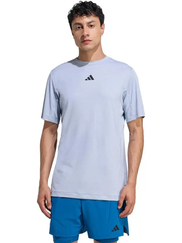 Adidas D4t Power 3-stripes T-shirt - Halo Silver