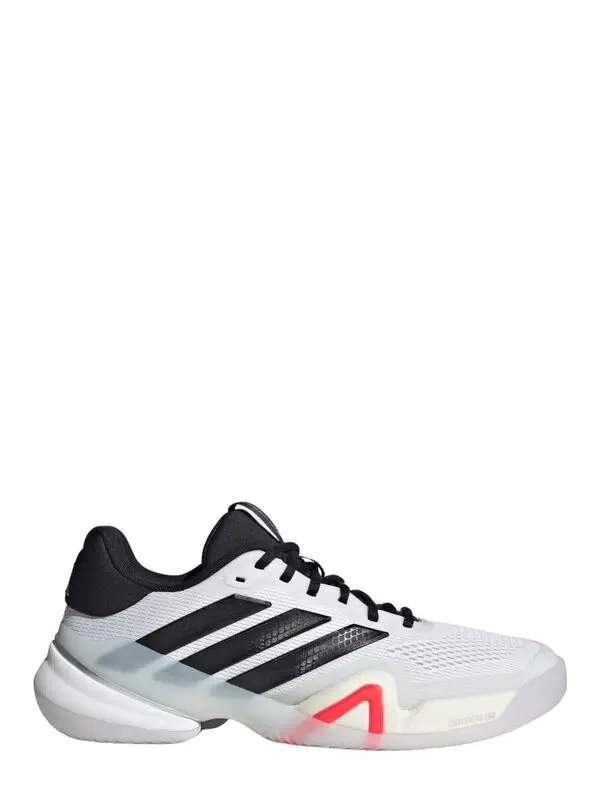 Adidas Barricade 14 Tennis Shoes - Cloud White / Core Black / Lucid Red
