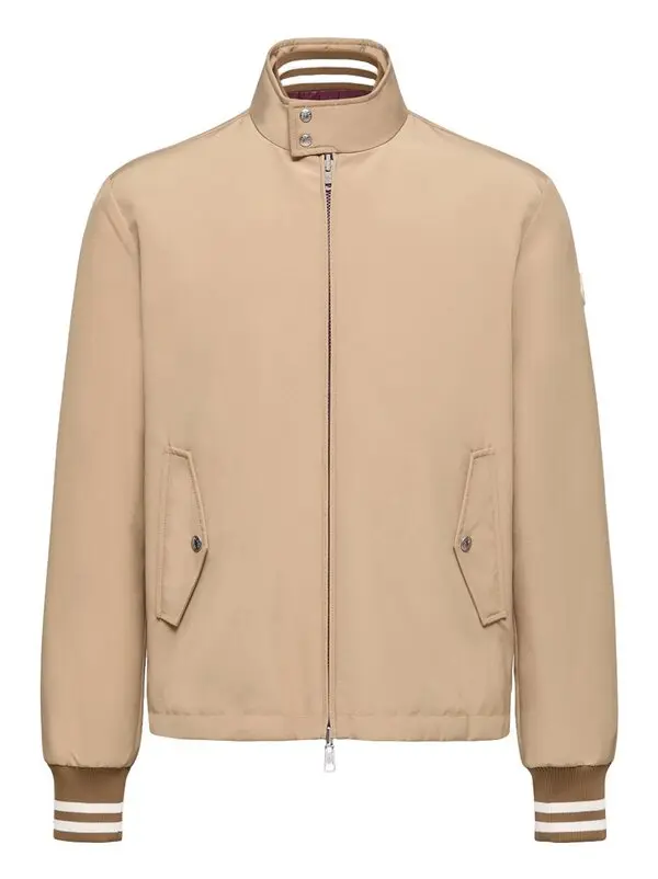 Moncler Prieure Reversible Down Bomber Jacket - Beige