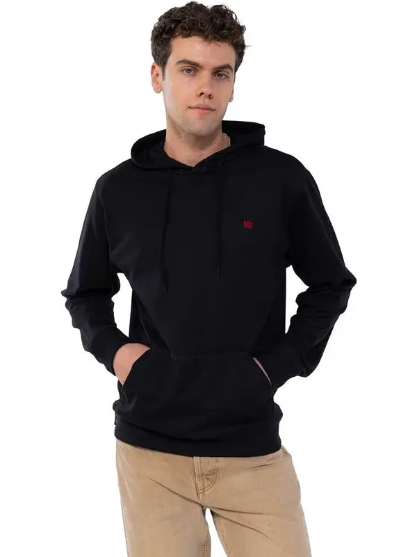 MEMBERS ONLY Pullover Hooded Sweatshirt - Black