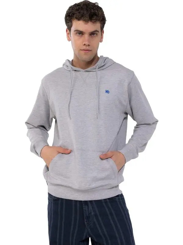 MEMBERS ONLY Pullover Hooded Sweatshirt - Heather Grey