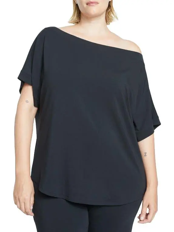 Universal Standard Ultimates Dolci One-shoulder Top - Black