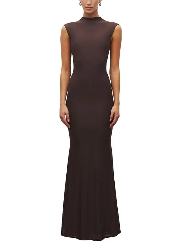 HEIRESS BEVERLY HILLS Contour Maxi Dress - Brown