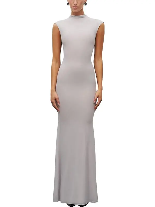 HEIRESS BEVERLY HILLS Contour Maxi Dress - Grey
