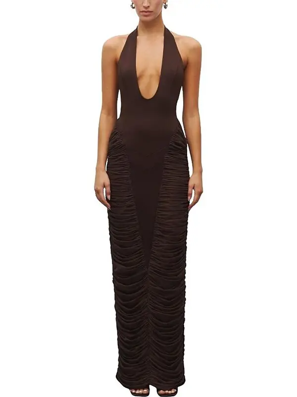 HEIRESS BEVERLY HILLS Sculpt Dress - Brown