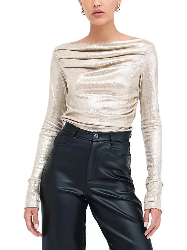 MARCELLA Cooper Metallic Top - Stardust