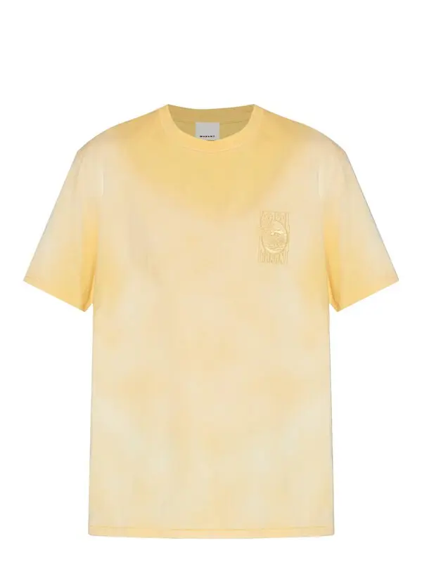 MARANT T-shirt 'honore - Yellow