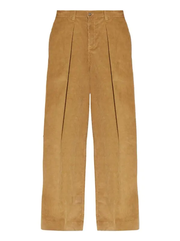 JW Anderson Wide Leg Corduroy Trousers - Beige