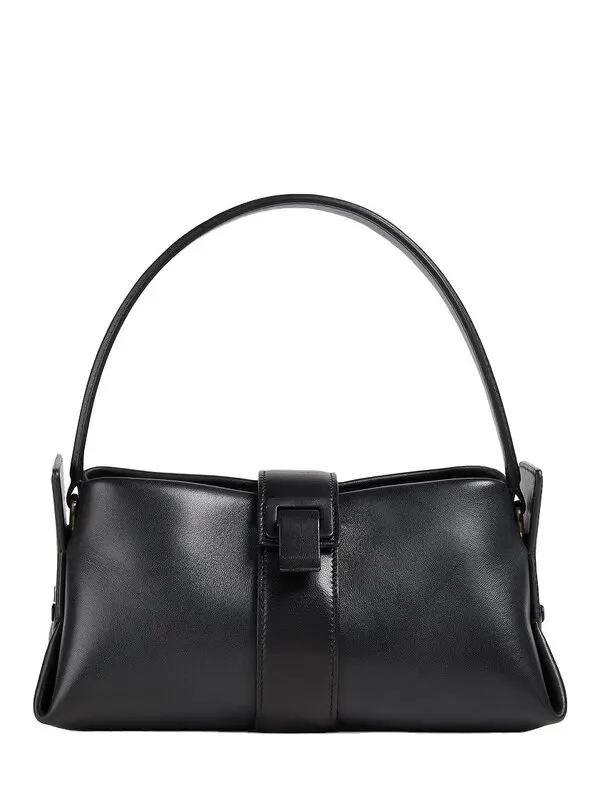 Proenza Schouler Park Leather Shoulder Bag - Black