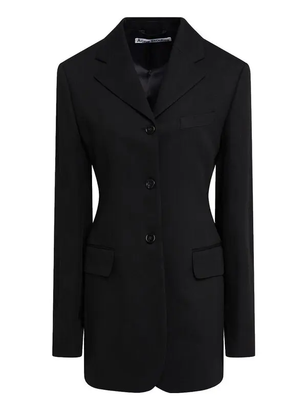 Acne Studios Wool-blend Blazer - Black