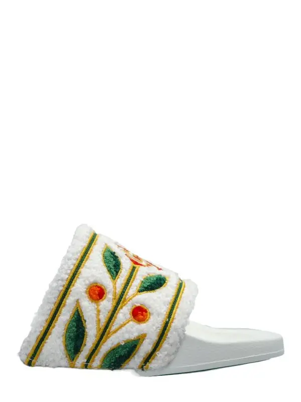 Casablanca Slides With Logo - White