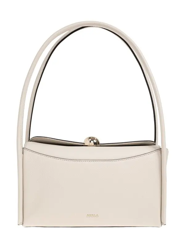 Furla Nicole Medium Shoulder Bag - Cream