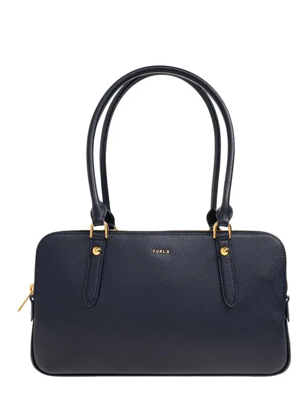 Furla Giulia Medium Shoulder Bag - Navy Blue