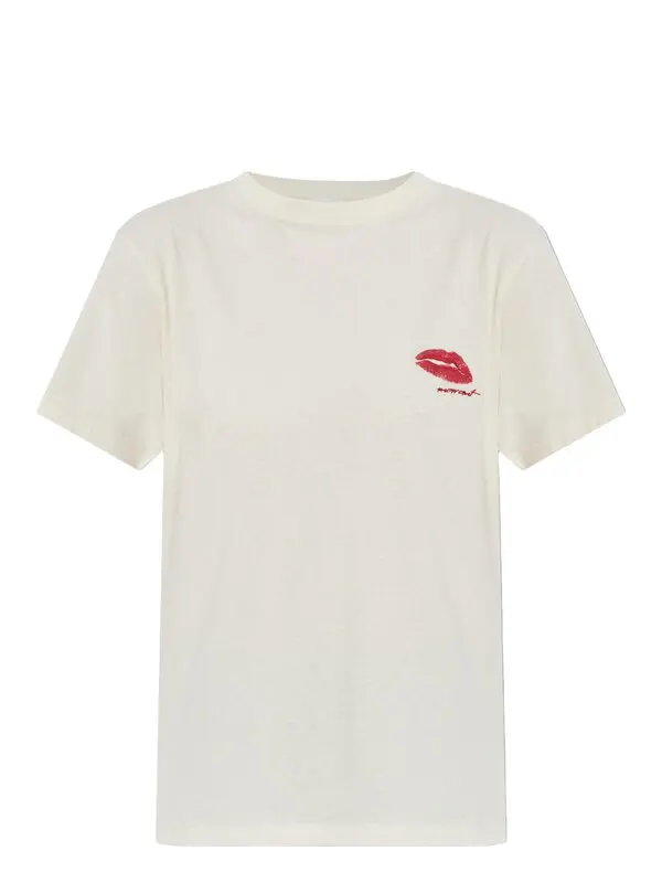 MARANT ETOILE Zewel" T-shirt - Cream